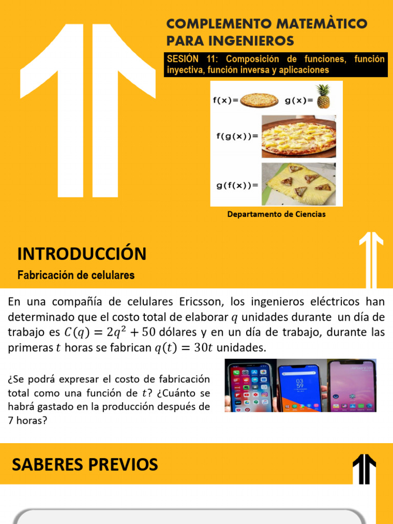 11 Compo Funciones Teoría 2024 1 | PDF | Función (Matemáticas) | Análisis matemático