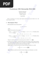 Pembahasan OSP Matematika 2024 | PDF