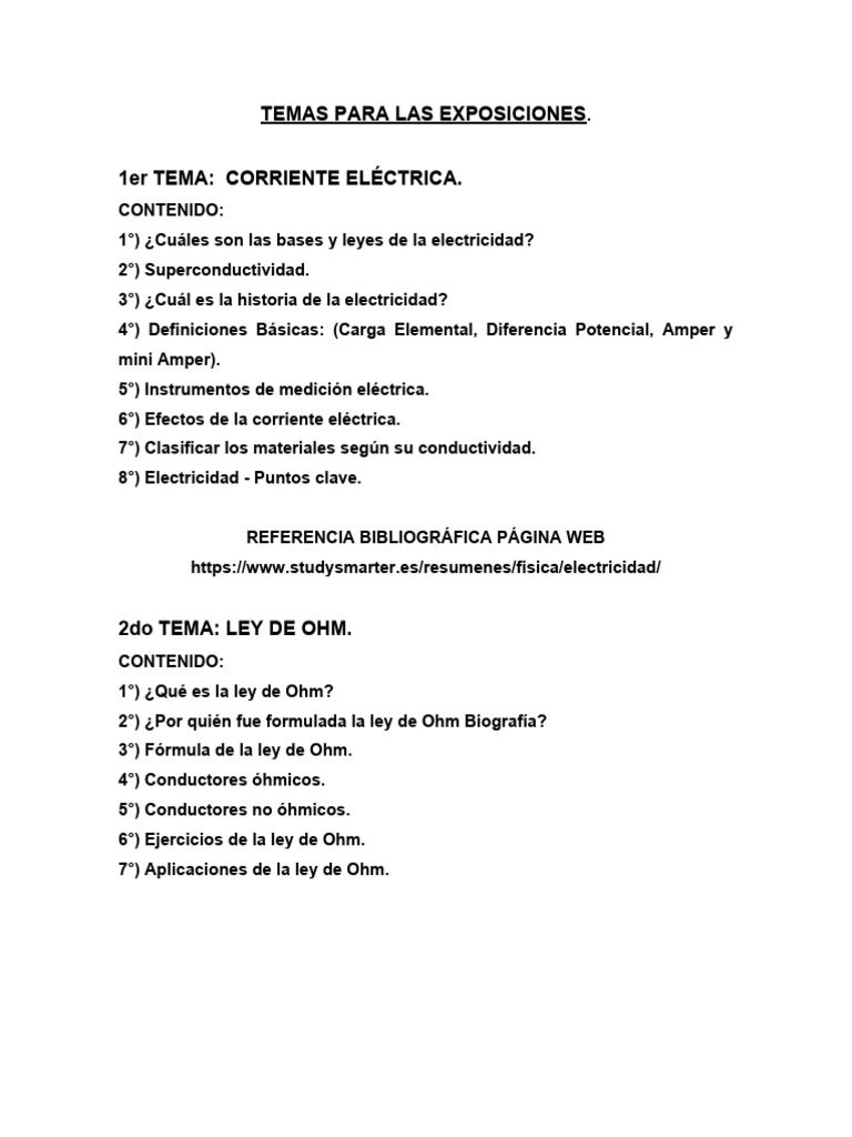 Temas para Las Exposiciones | PDF | Ciencia y matemáticas | Informática