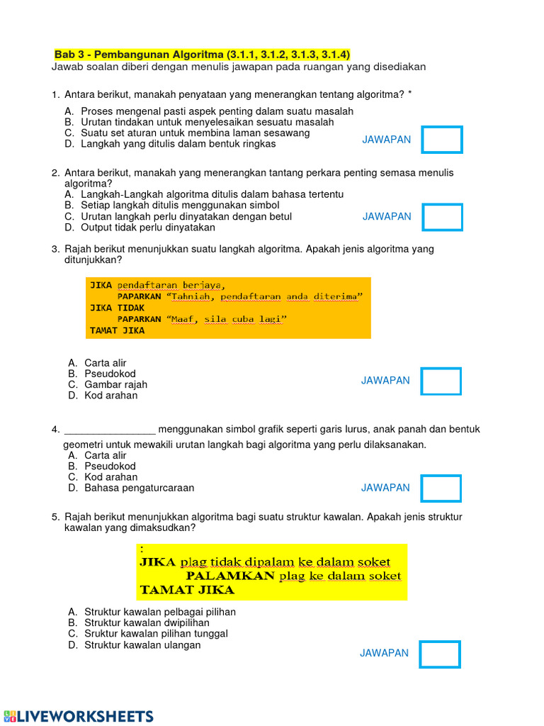 MOdul Algoritma Ting 1 | PDF
