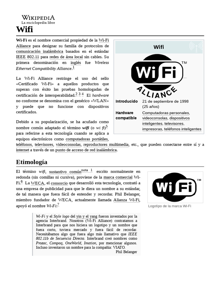 Wifi | Descargar gratis PDF | Wifi | Protocolos de internet