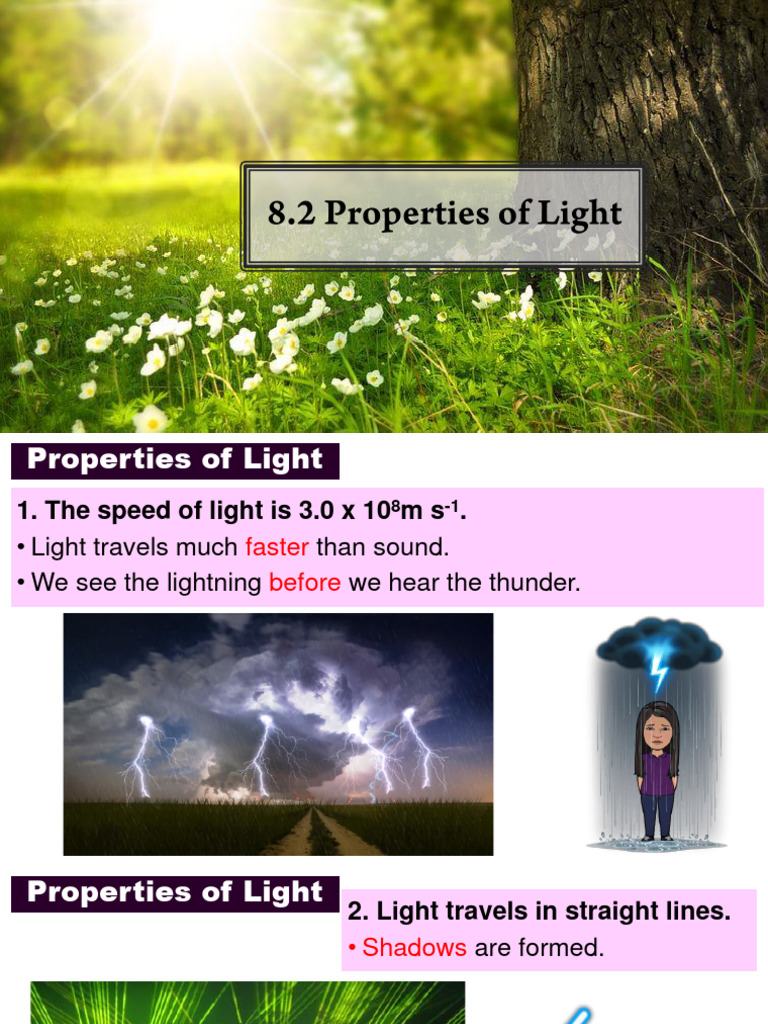 Key Properties of Light Explained | PDF