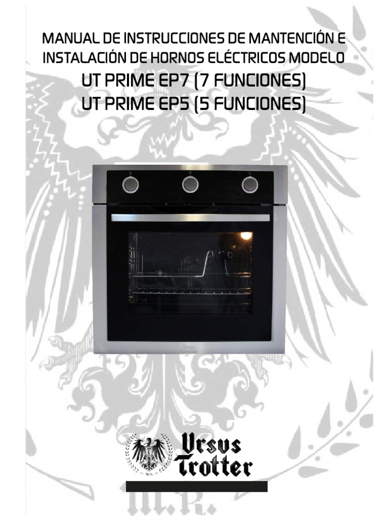 Manual HornoPrimeEP5-EP7 1 1 | PDF | Alimentos | Cocinando