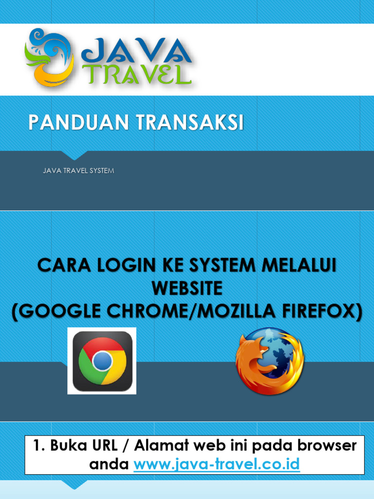 Panduan Java Travel untuk Agen | PDF