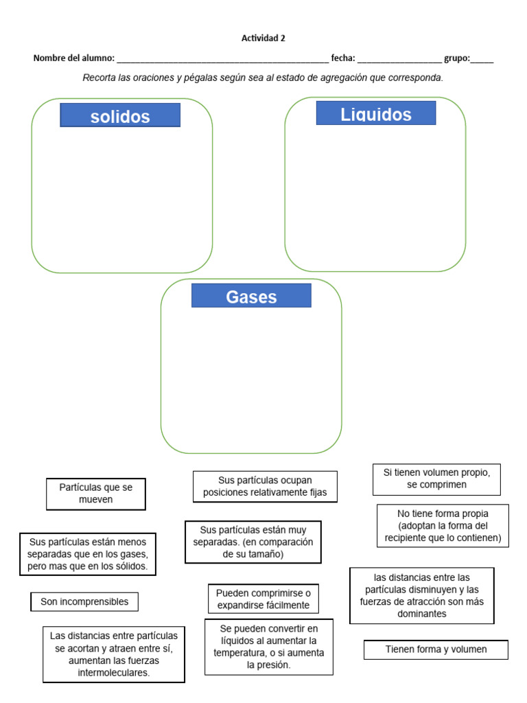 Actividad 2, Segunda Unidad Taller de Ciencias | PDF