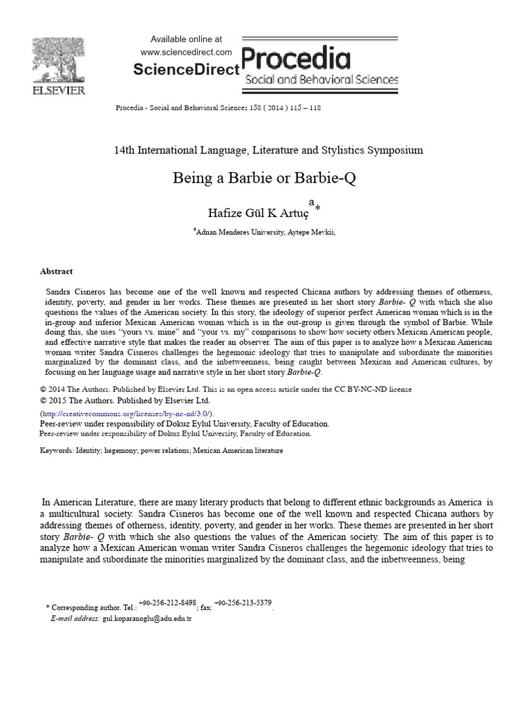 Copy-Of-Being A Barbie or Barbie-Q | PDF | Barbie | Clothing