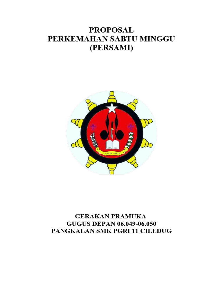 Proposal Perjusa Pgri 11 2024 | PDF