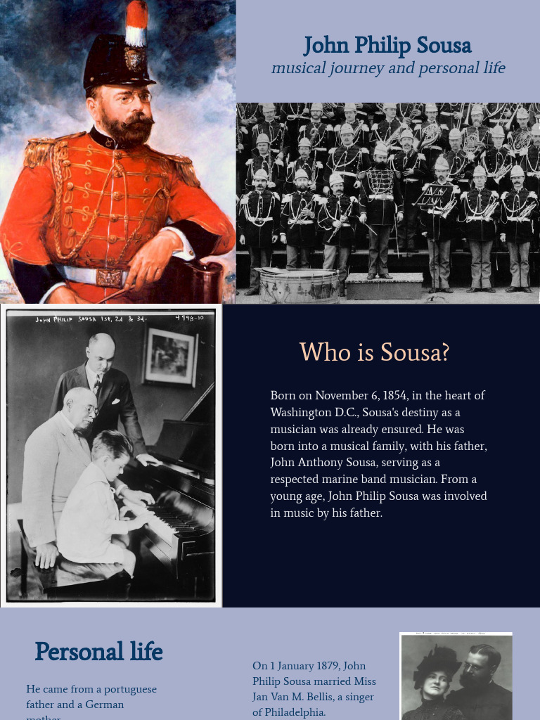 John Philip Sousa: Marching King Biography | PDF | Marching Bands | Music