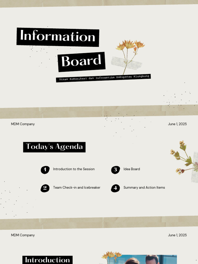 Papercraft Idea Board Brainstorm Presentation | PDF