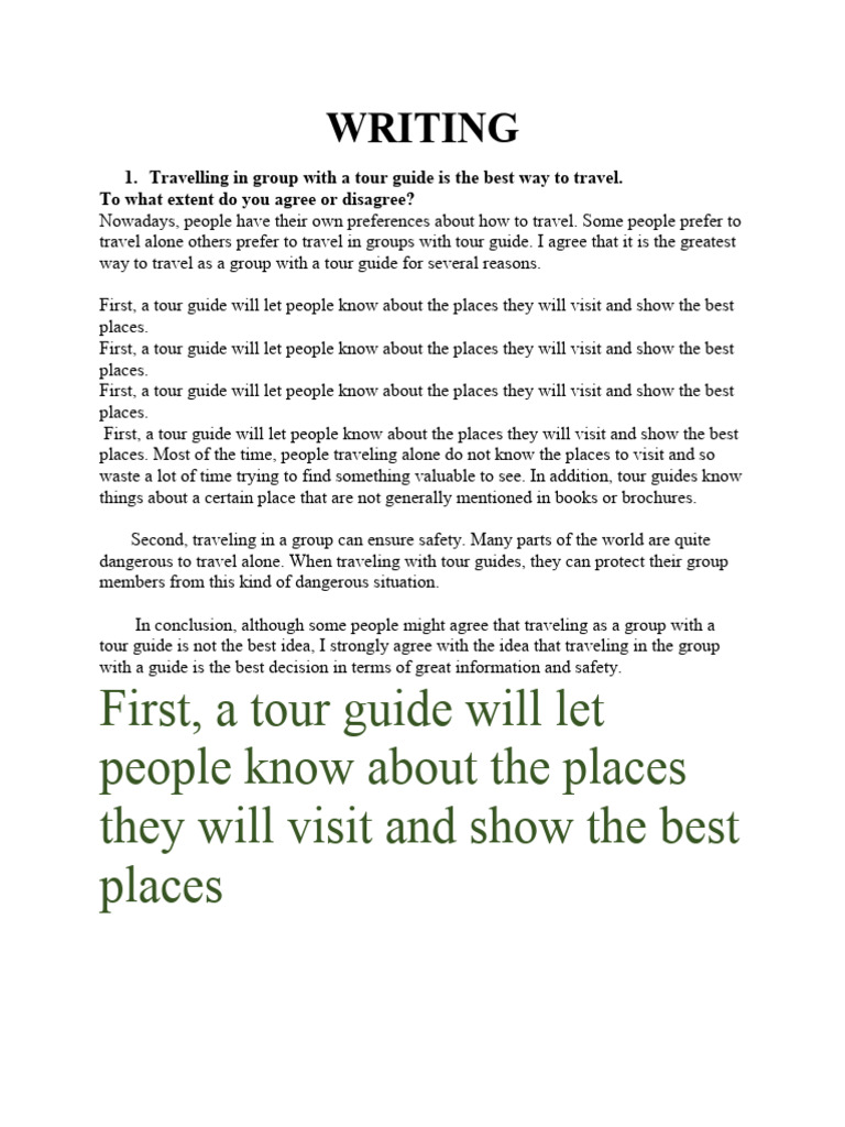 Writing 1 | PDF | Teachers | English Language