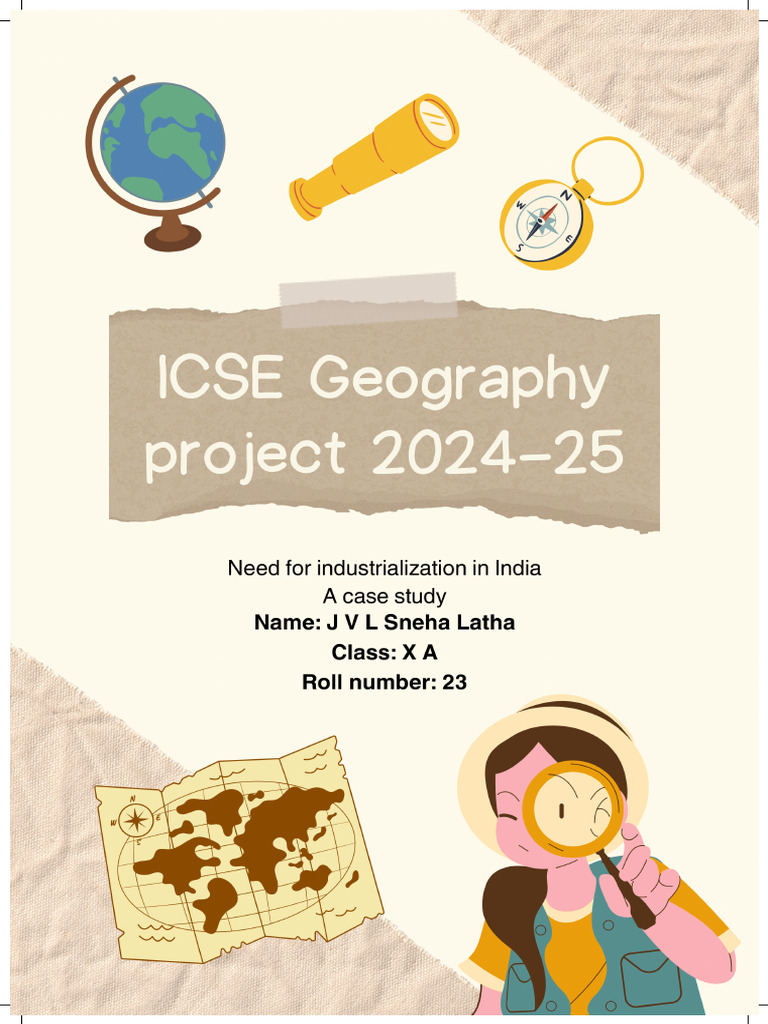 ICSE Geography Project 2024-25 | PDF