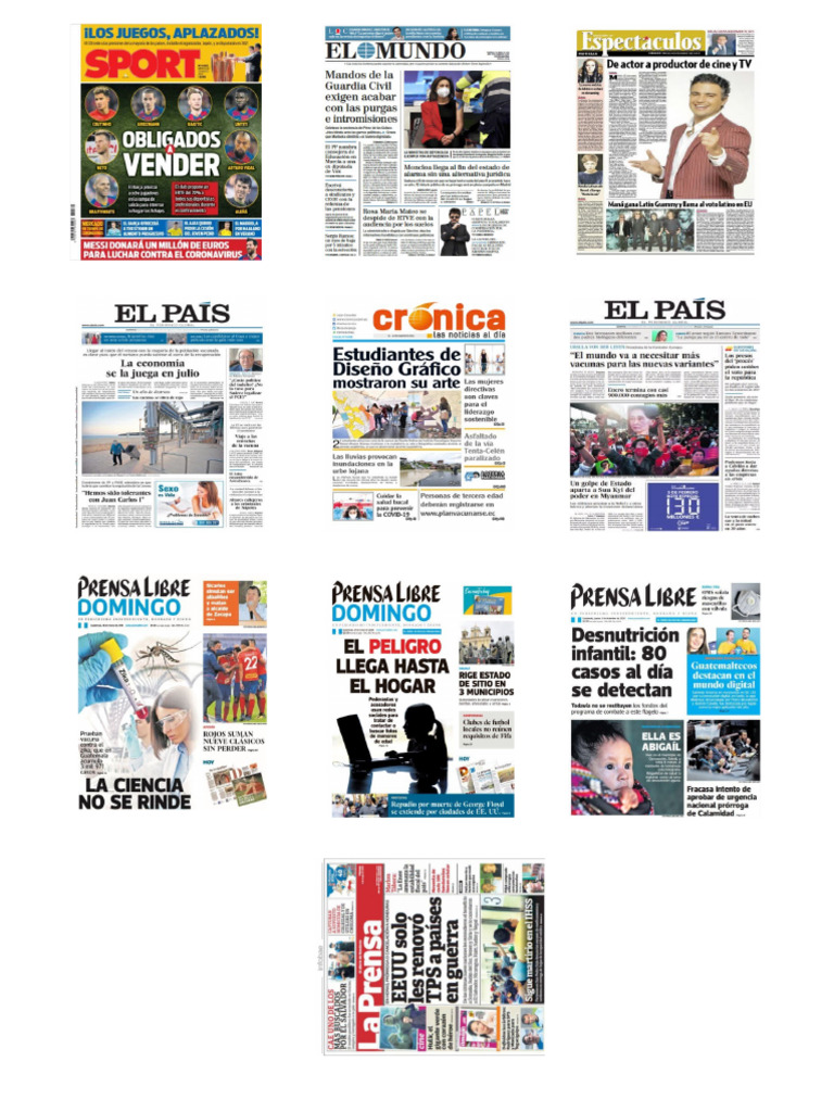 Tipos de Noticias | PDF