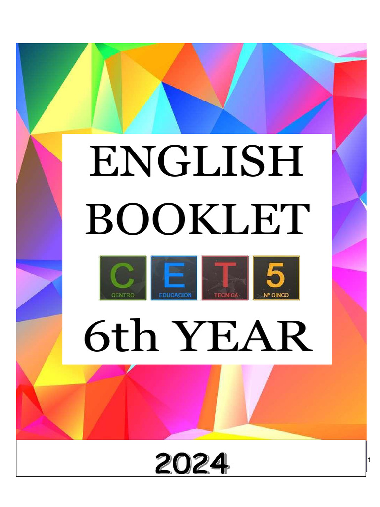 ENGLISH BOOKLET 6th YEAR - 2024 Corregido | PDF | Atoms | Chemical Elements