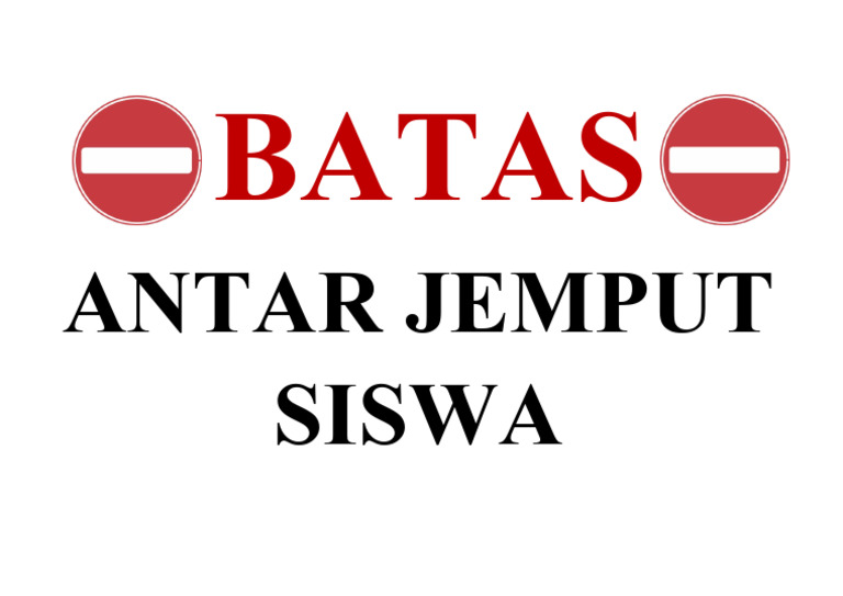 Batas Antar Jemput | PDF