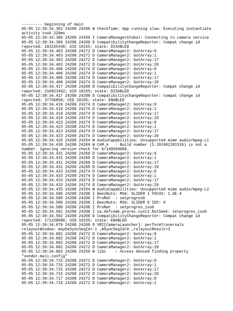 Log Cat 1714887574296 Pdf Java Programming Language Computing