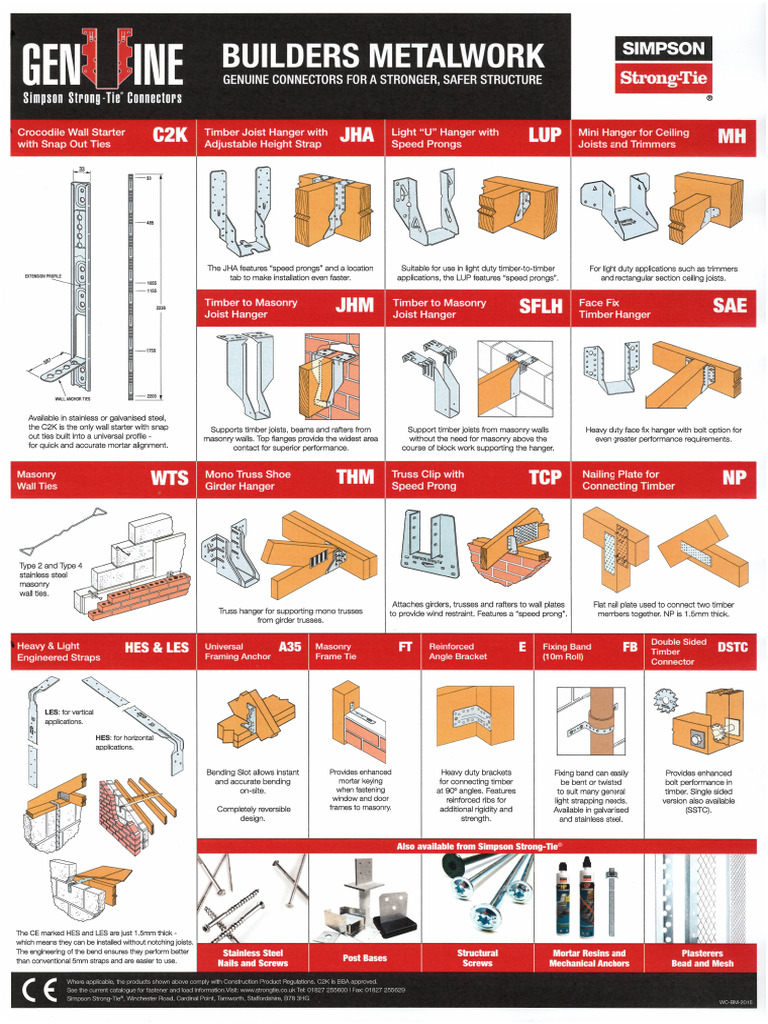 Simpson Strong-Tie_Timber Connection | PDF