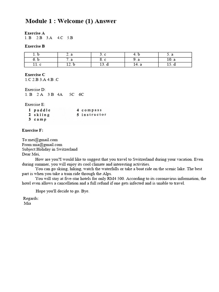 P6 BI NEW Answer 2023 | PDF