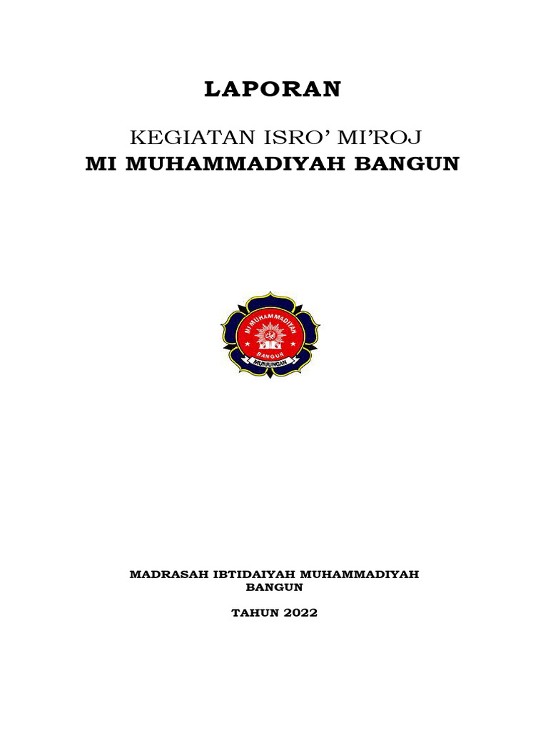 LAPORAN ISRO' MIKROJ BLM | PDF