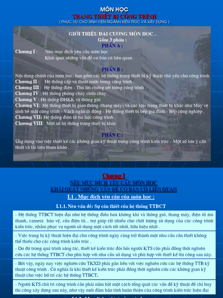 Guideline - Provision Equipment For Building - Chapter 1 - General | PDF