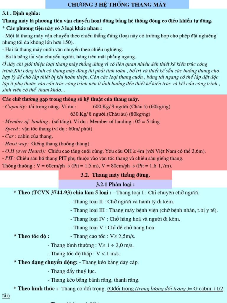 Guideline - Provision Equipment For Building - Chapter 3 - Lift | PDF
