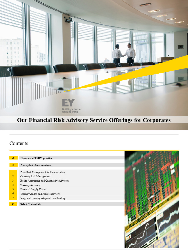 EY FSRM Servicesv4 | PDF | Hedge (Finance) | Financial Risk