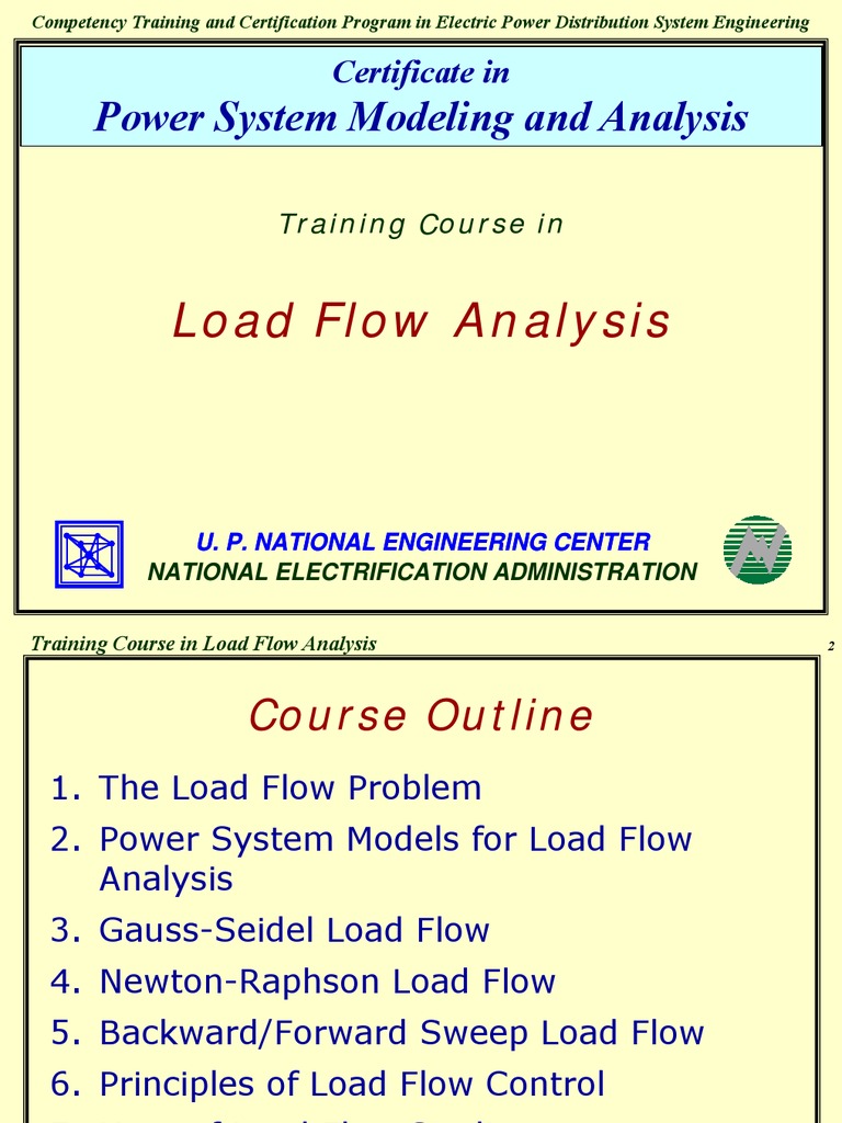 CPT3 - Load Flow Analysis-6th Batch | PDF | Electric Power System ...
