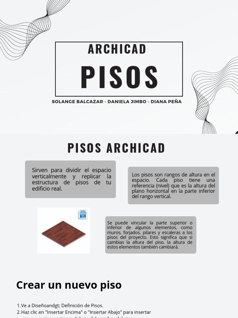 pisos archicad | PDF