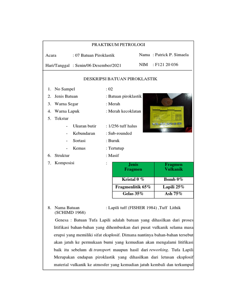 Piroklastik Smpel 2 | PDF