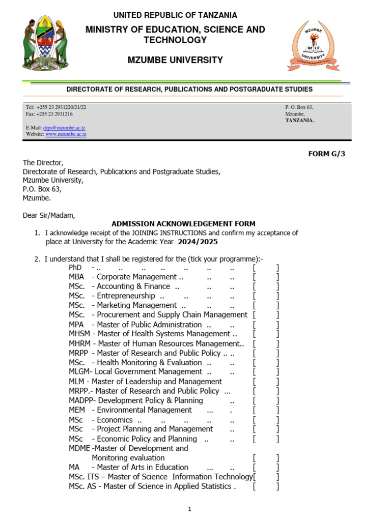 Form G3-G7 For 2024-2025 Academic Year | PDF | Blood Pressure ...
