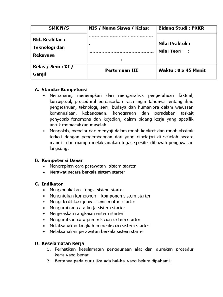 Jobsheet | PDF | Teknologi & Rekayasa