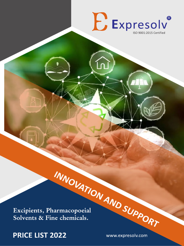 Expresolv Price List-2022-23 | PDF | Fine Chemical | Chemical Substances