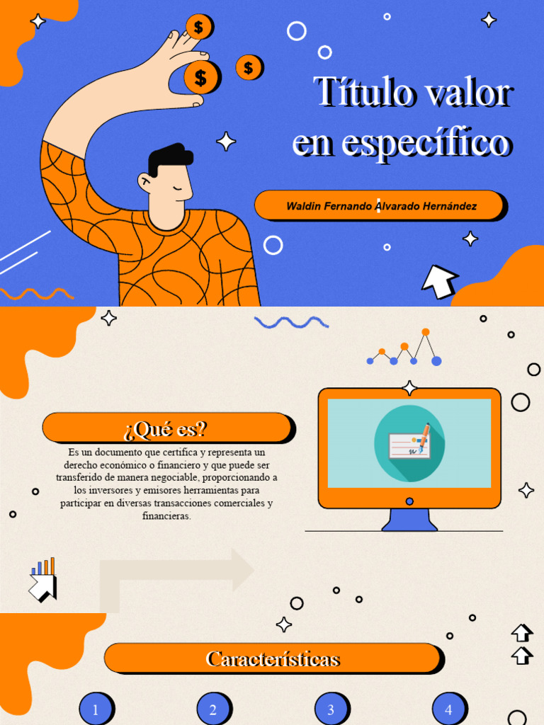 Presentacion Sobre Contrato y Titulo Valor en Especifico | PDF | Economias