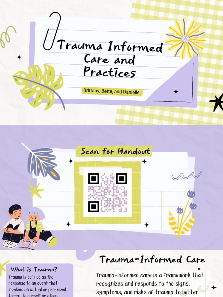 Trauma-Informed Care in Schools | PDF | Psychological Trauma | Psychology