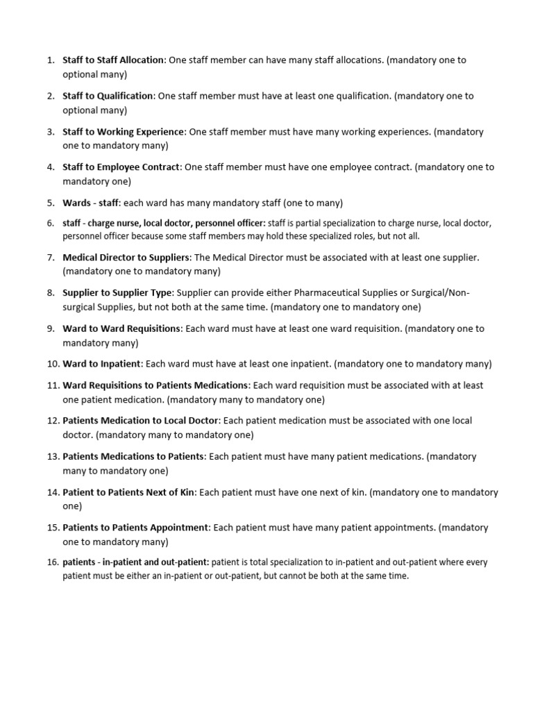 Staff To Staff Allocation | PDF | Patient | Nursing