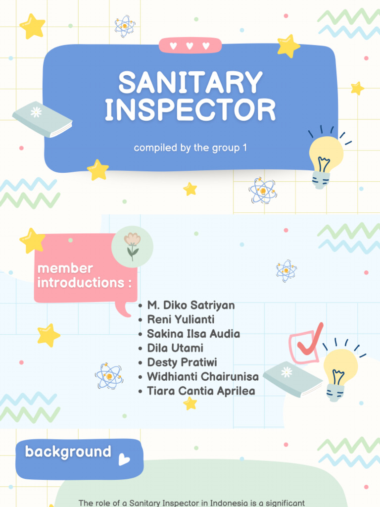 Group 1 - PPT Sanitary Inspector | PDF