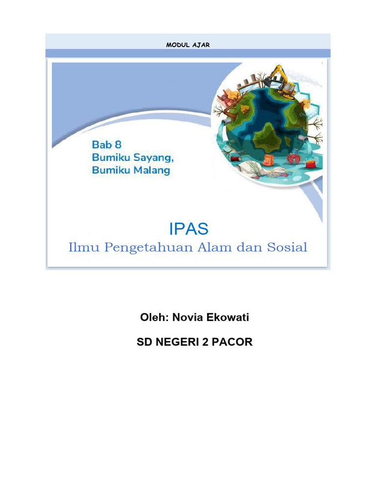BAB 8 - MA IPAS Kls 5 - Novia | PDF