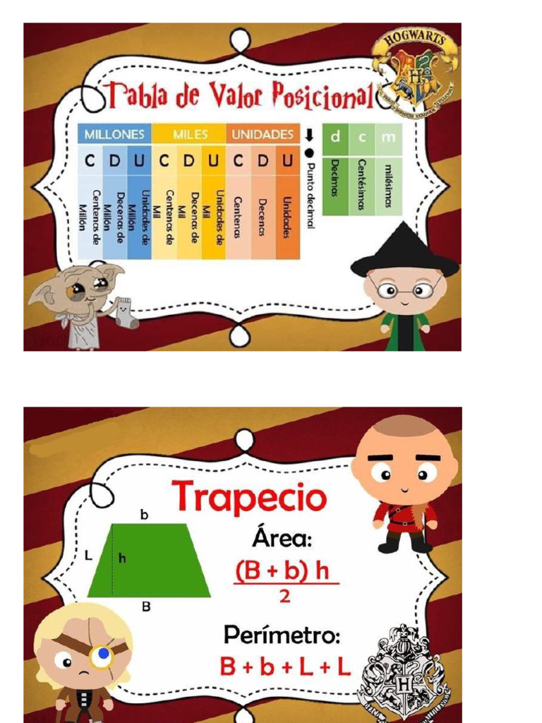 Harry Potter Laminas Matematica | PDF
