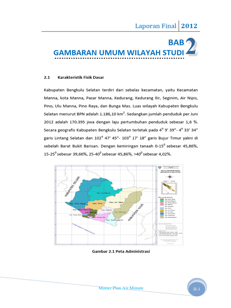 Bab 2 Gambaran Umum Wil Studi | PDF