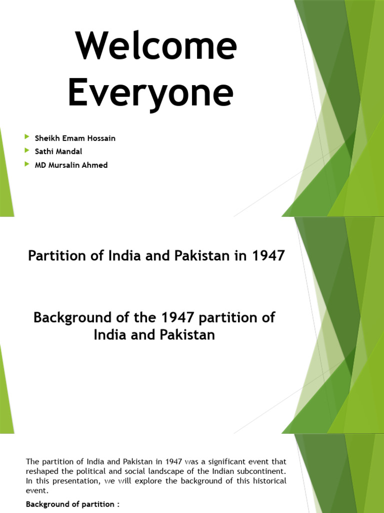 Partition of 1947 | PDF | Partition Of India | Two Nation Theory