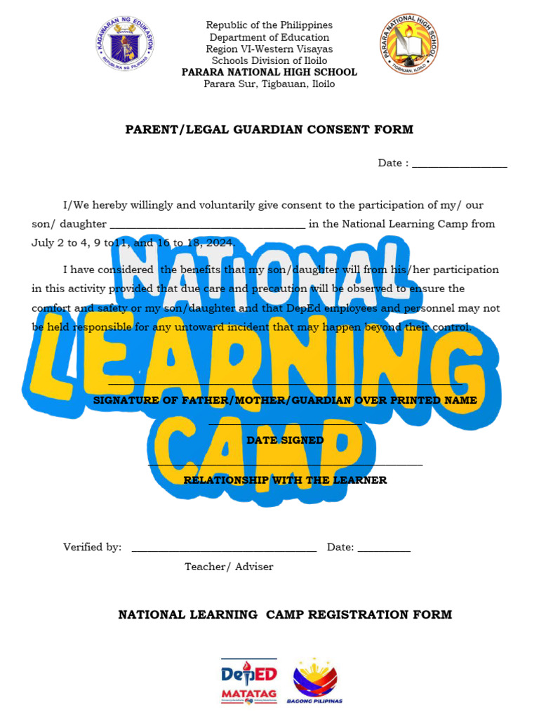 NLC-2024-ANNEXES Pnhs | PDF