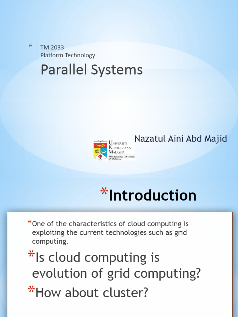 Lecture 10 - 1 Parallel Systems-20181127022751-20191112080309 | PDF ... Lecture 10 - 1 Parallel Systems-20181127022751-20191112080309 | PDF ...