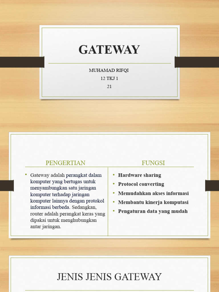 Contoh Membuat Gateway | PDF