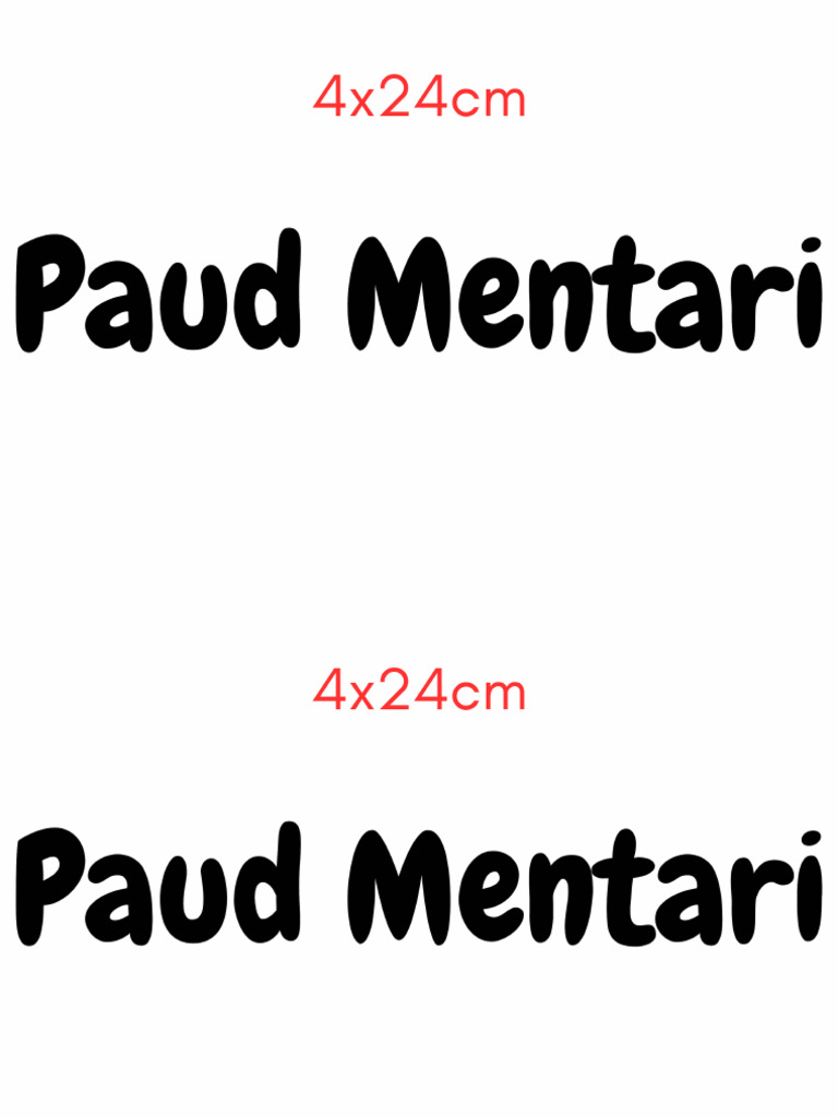 Paud Mentari - 20240514 - 141919 - 0000 | PDF