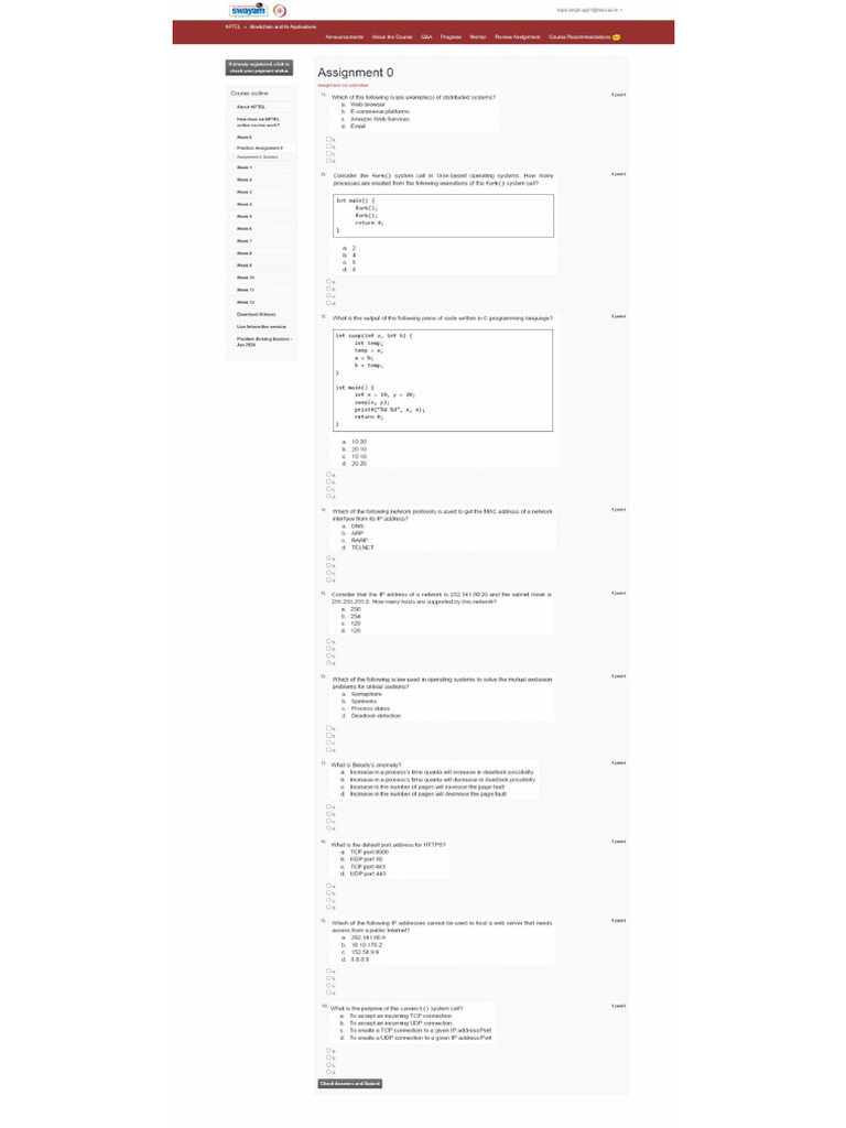 Blockchain 2024 Assignments | PDF