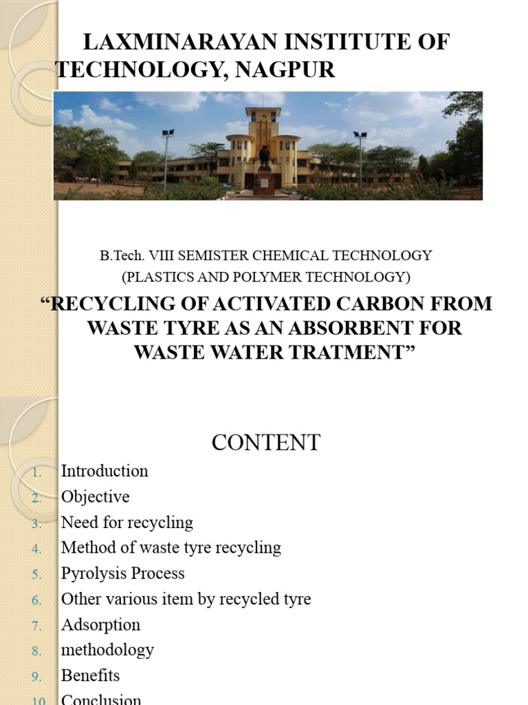 Major Project Ppt | PDF | Adsorption | Pyrolysis