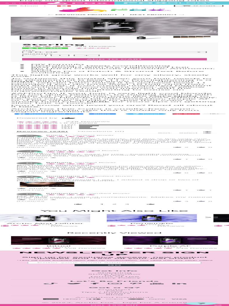 Sterling - Silver Hair Dye Arctic Fox | PDF | Artistic Techniques | Color