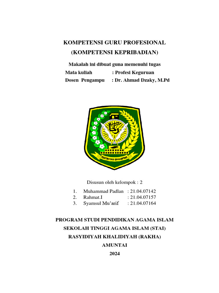 Kel.2 Profesi Keguruan | PDF