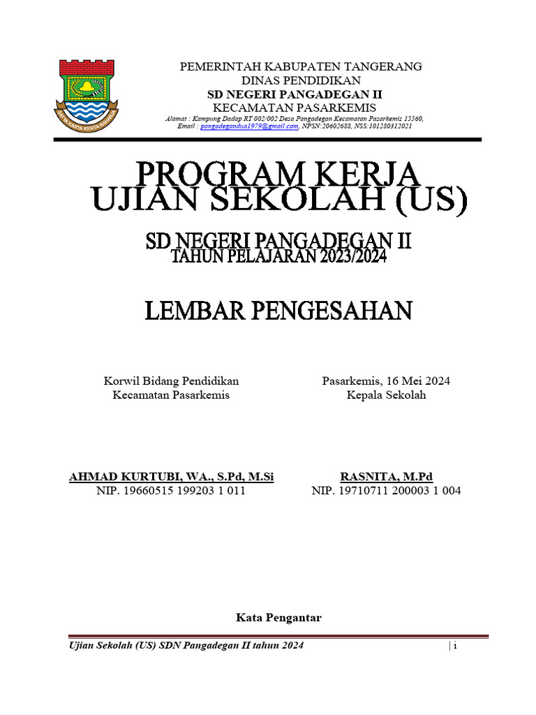 Sampul Depan Program | PDF
