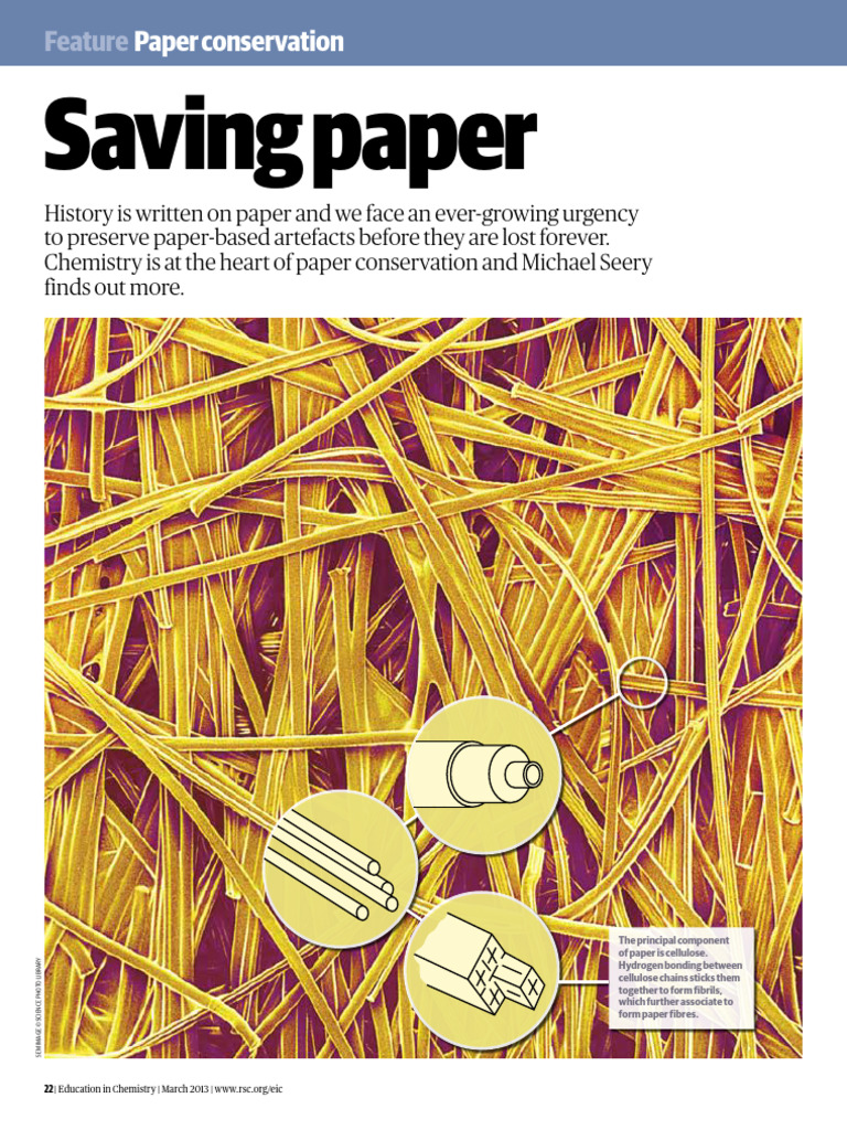 2013 - Saving Paper | PDF | Paper | Acid