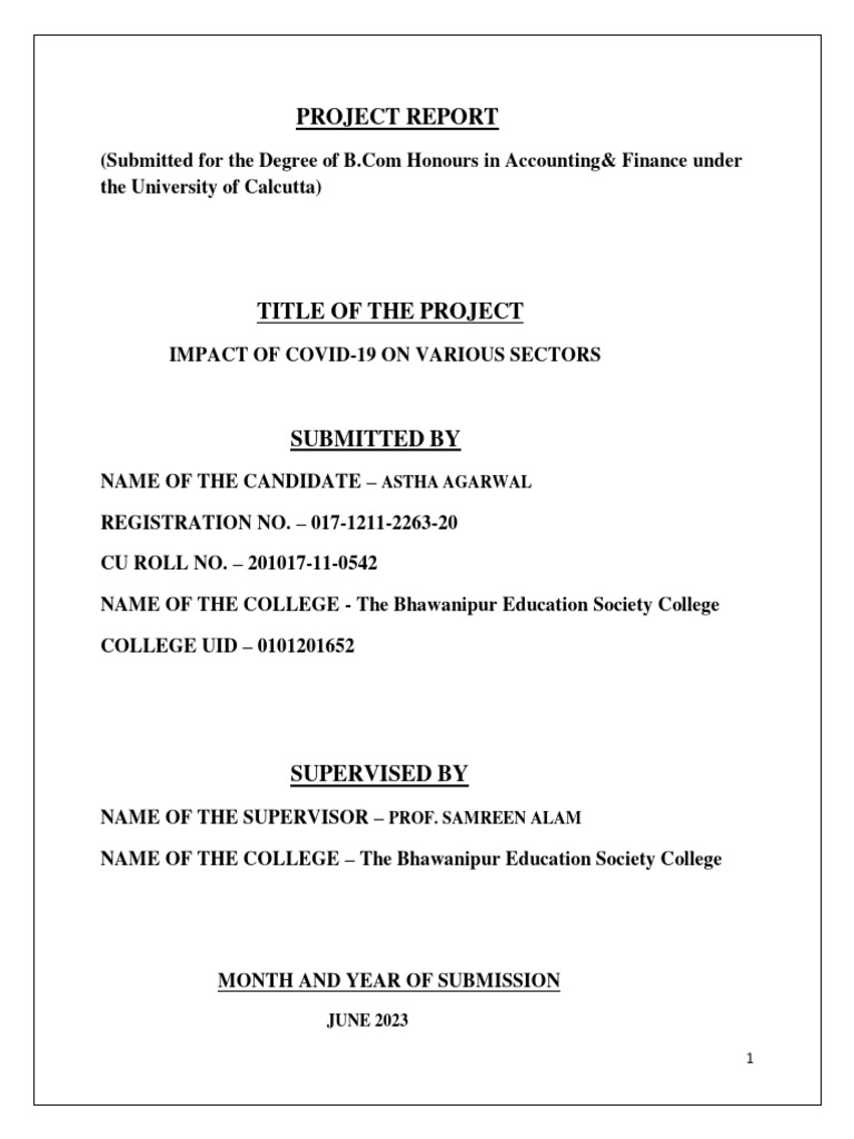 Astha Project Work | PDF | Unemployment | Tourism